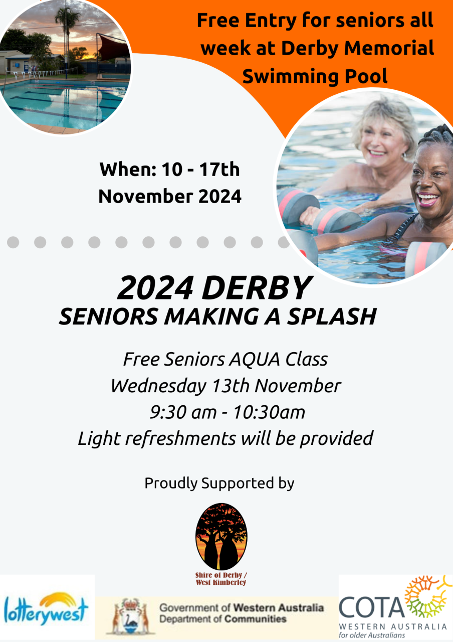Seniors Making a Splash » Shire of Derby / West Kimberley