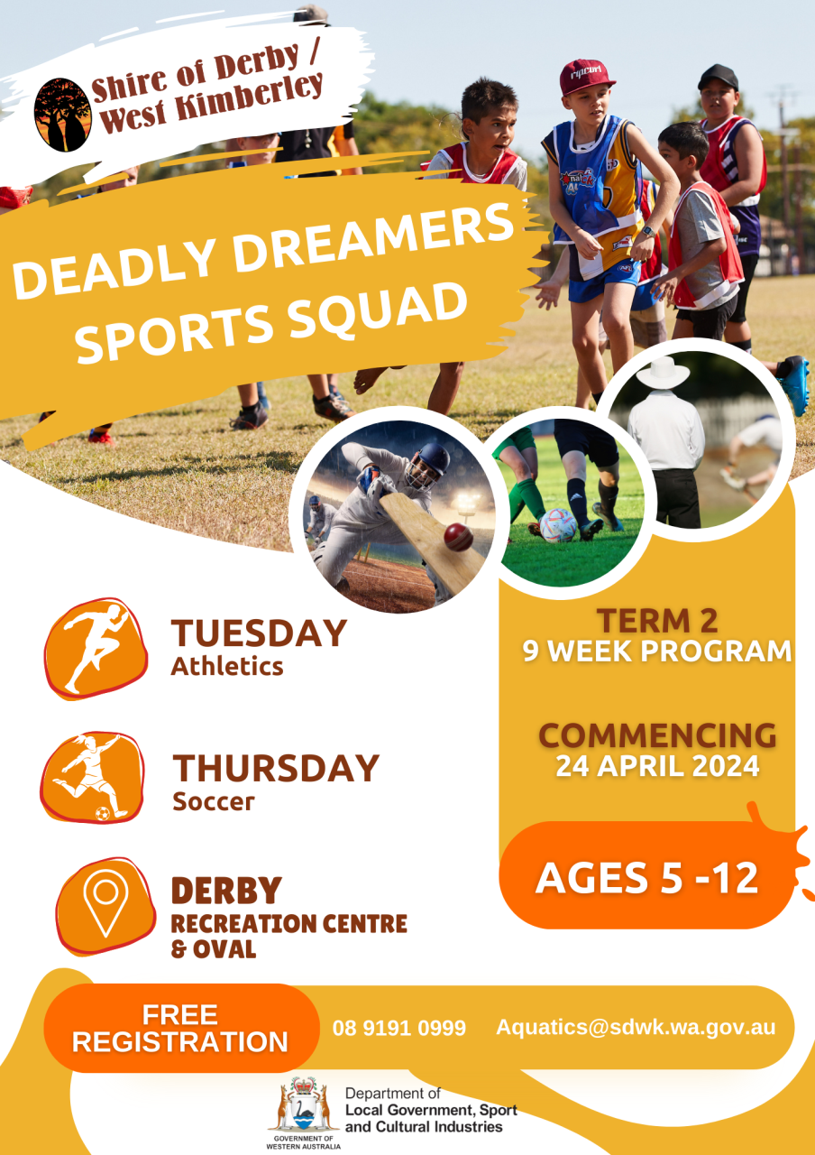 Sports Programs » Shire of Derby / West Kimberley