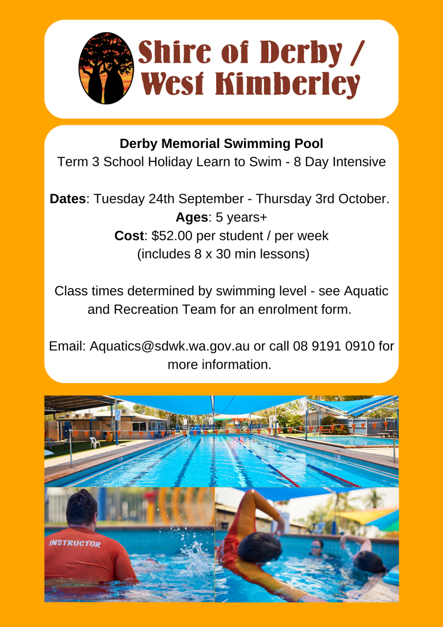 Sports Programs » Shire of Derby / West Kimberley