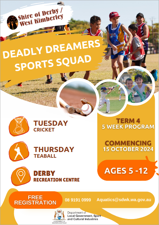 Sports Programs » Shire of Derby / West Kimberley