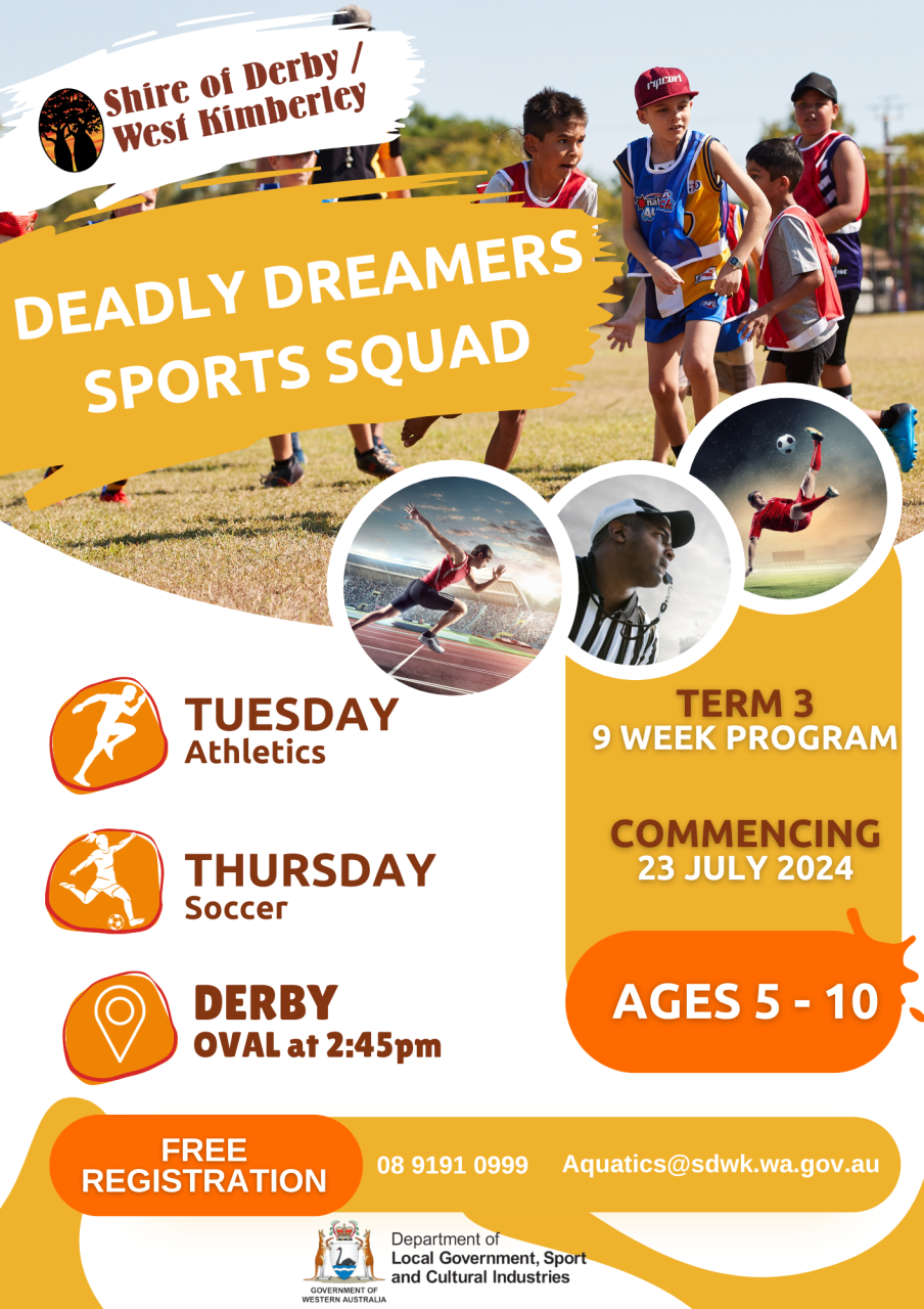 Sports Programs » Shire of Derby / West Kimberley